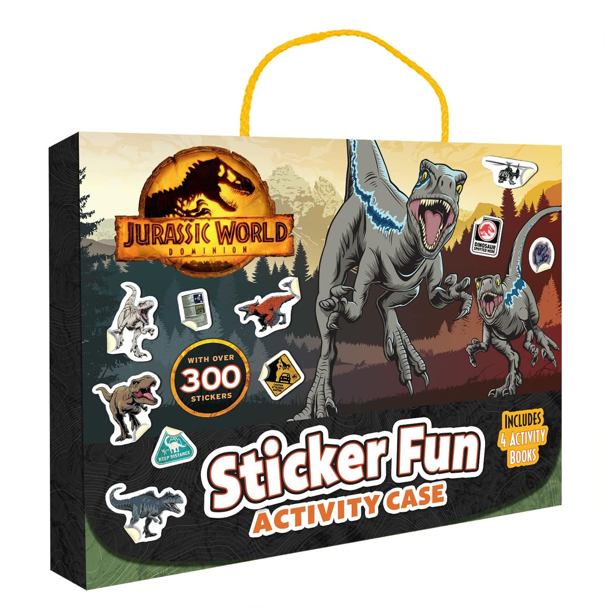 Jurassic World Dominion: Sticker Fun Activity Case (Universal) – Book Hero