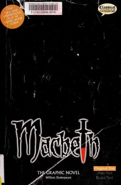 Macbeth The Graphic Novel: Original Text by William Shakespeare – Book Hero
