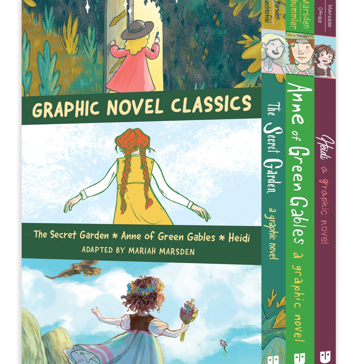 Graphic Novel Classics: The Secret Garden, Anne of Green Gables, and ...