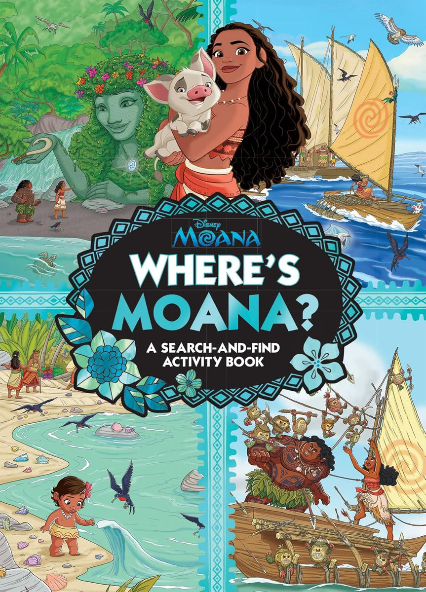 Where’s Moana?: A Search-and-Find Activity Book (Disney) – Book Hero