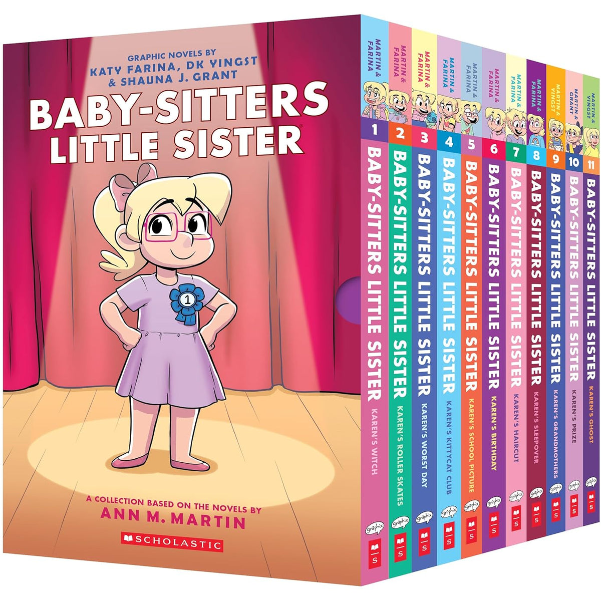 Baby-Sitters Little Sister Graphic Novel 11-Book Boxed Set by Ann M ...