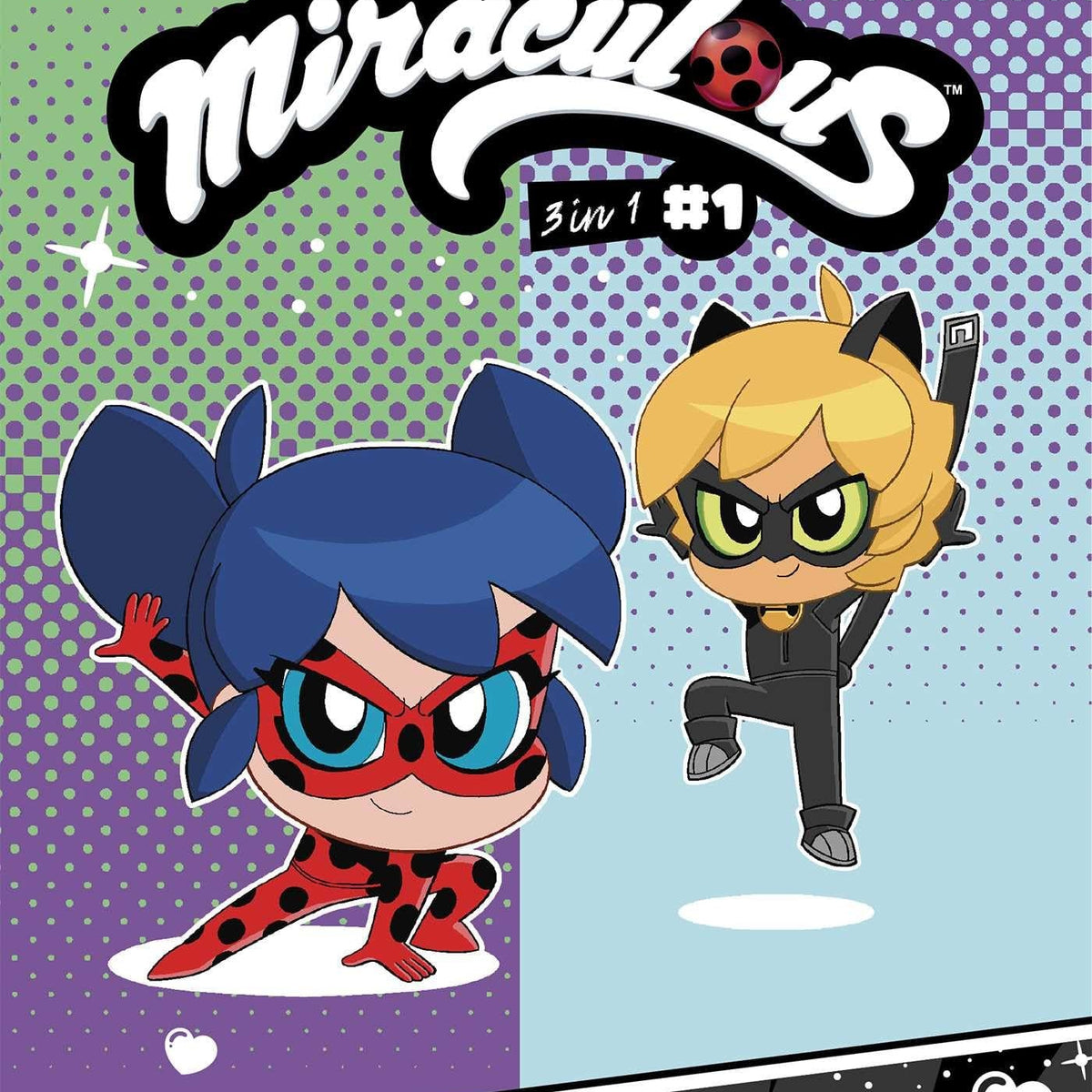 Miraculous Chibi 3 in 1 Vol. 1 by Josh Trujillo and Carrie Harris ...