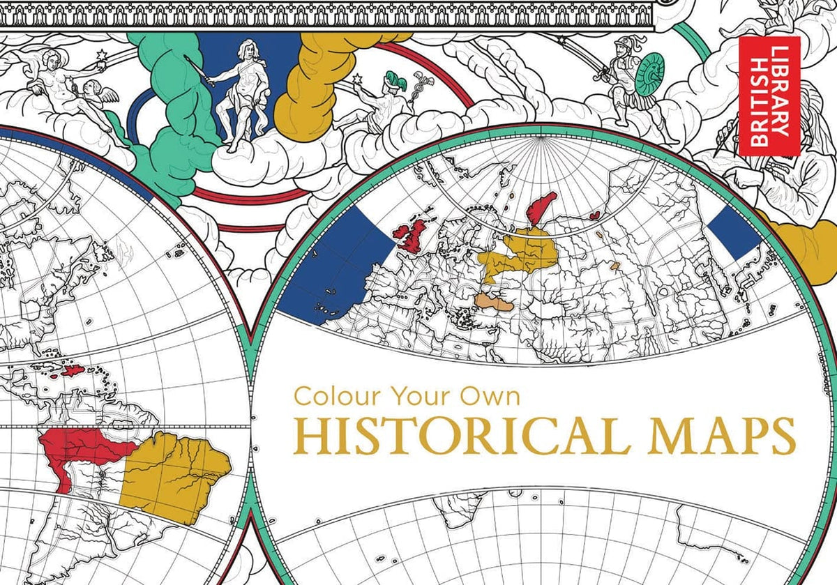 Colour Your Own Historical Maps by British Library – Book Hero