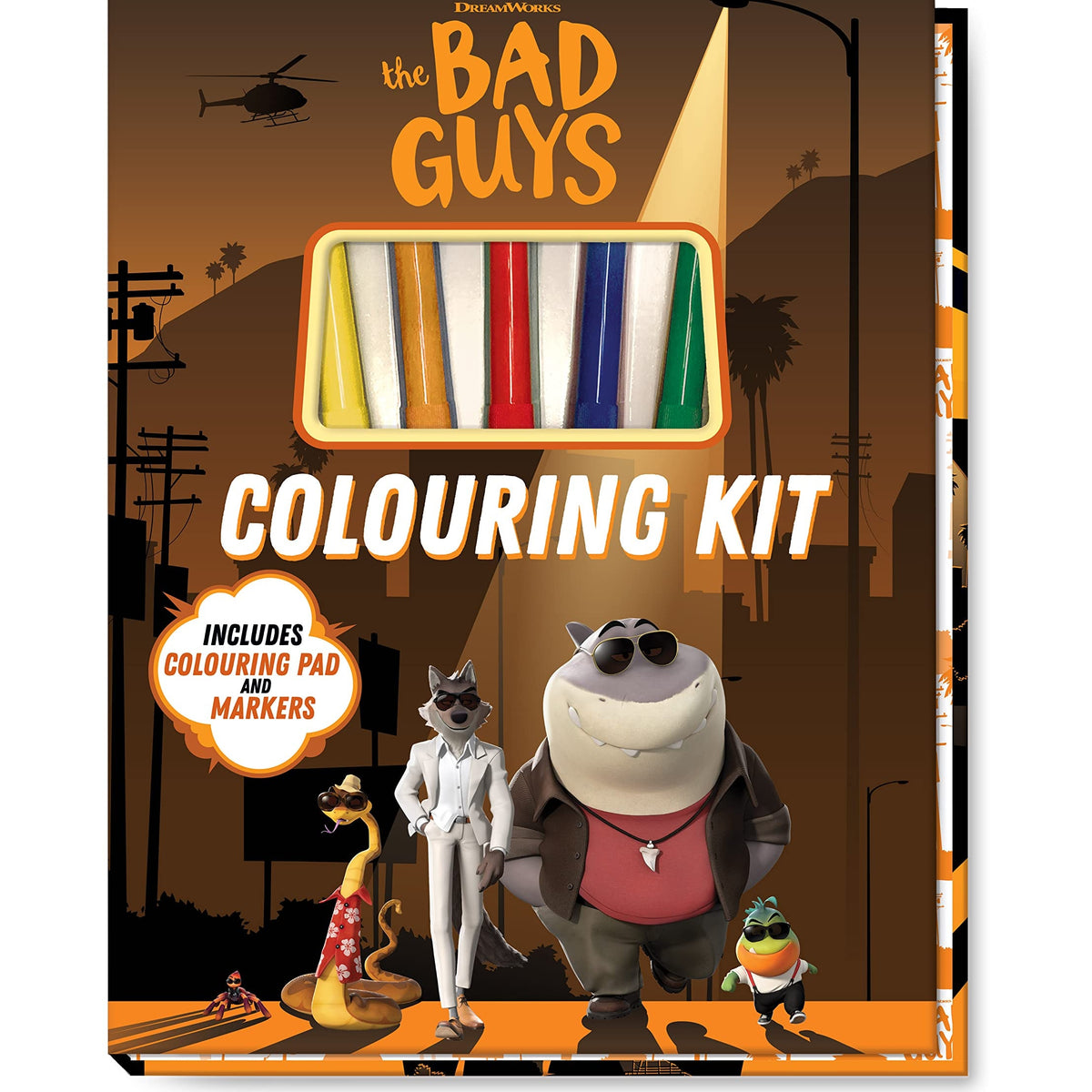the Bad Guys: Colouring Kit (DreamWorks) – Book Hero