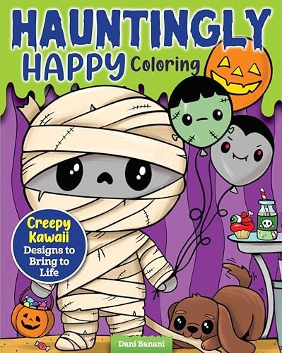 Hauntingly Happy Coloring by Dani Banani – Book Hero