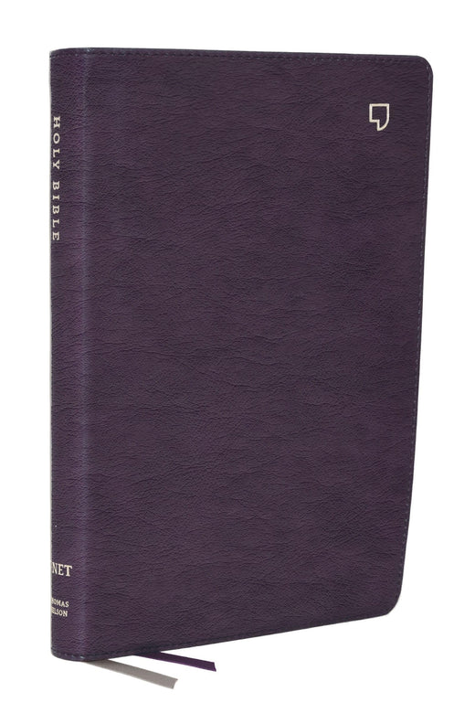 NET Bible, Large Print Thinline with Cross References, Purple ...