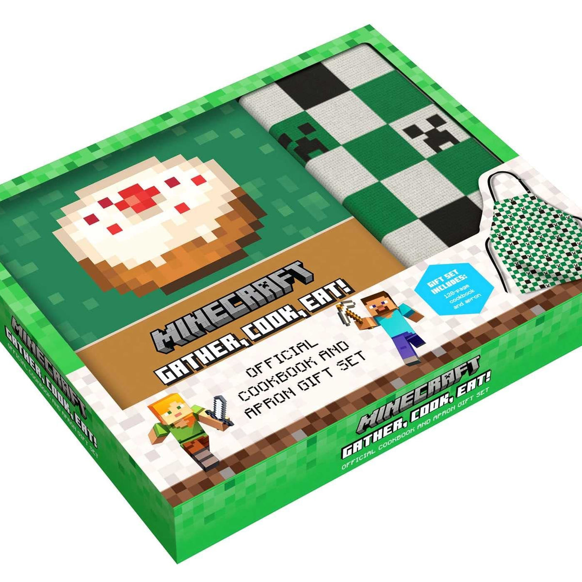 Minecraft: The Official Cookbook and Apron Gift Set by Tara Theoharis ...