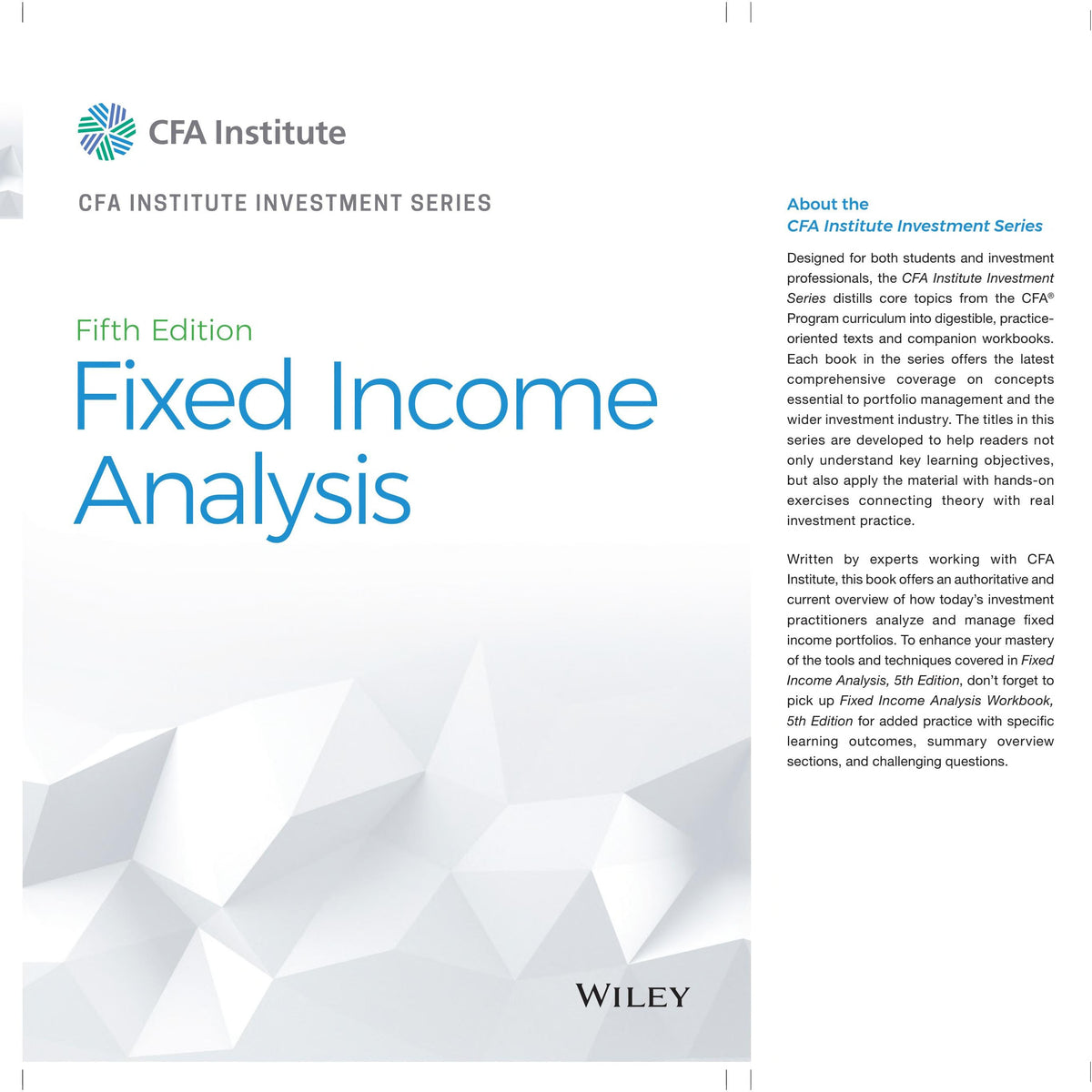 Fixed Income Analysis by CFA Institute – Book Hero