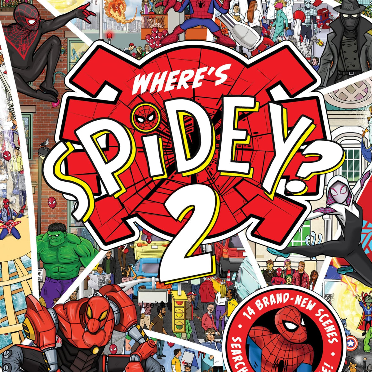 Where's Spidey 2? Search the Spider-Verse: A Search-and-Find Activity ...