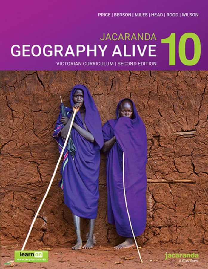 Jacaranda Geography Alive 10 Victorian Curriculum, learnON and Print by ...