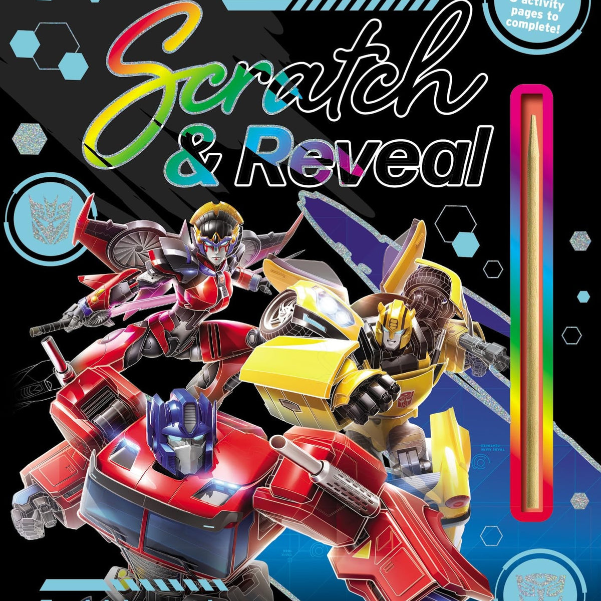Transformers: Scratch and Reveal (Hasbro) – Book Hero
