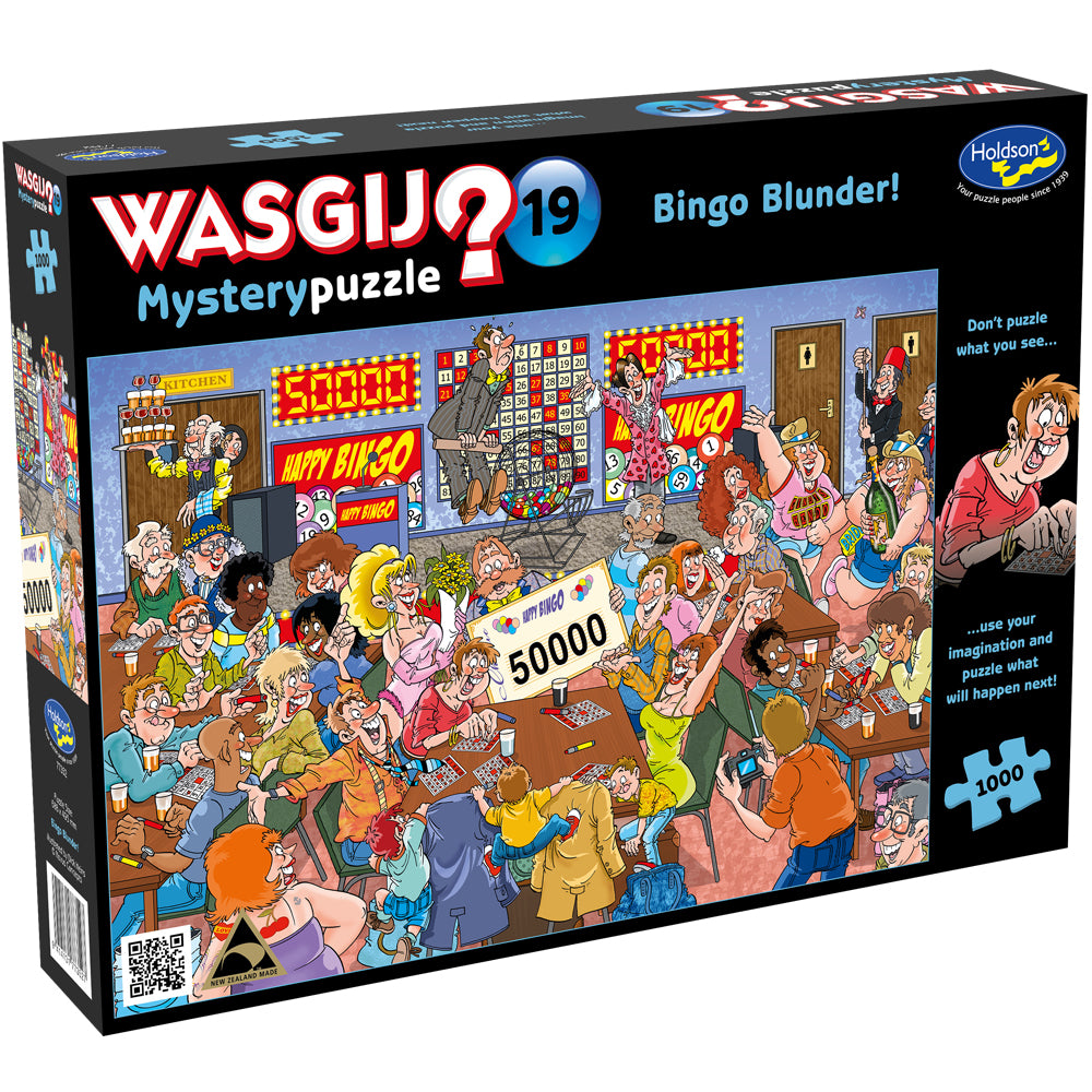 Wasgij Mystery #19 1000pc Puzzle - Bingo Blunder – Book Hero