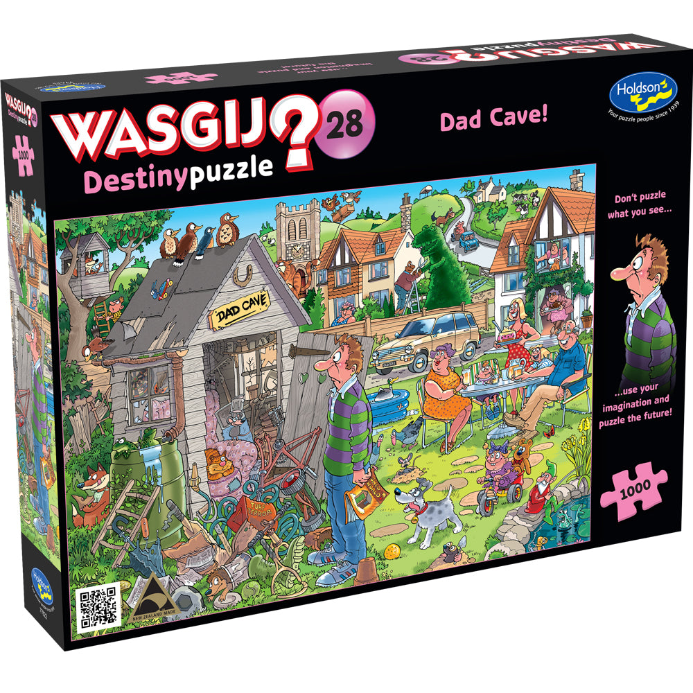 Wasgij Destiny #28 1000 Piece Jigsaw Puzzle - Dad Cave – Book Hero