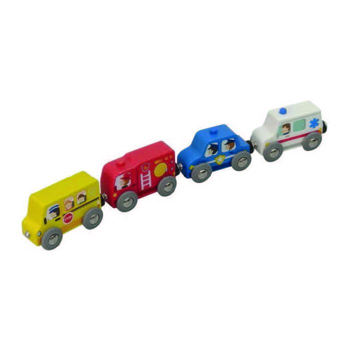 Hape: Play Essentials Colourful Vehicles Fleet – Book Hero