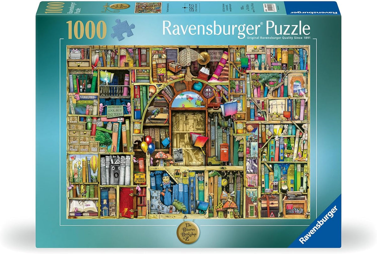 Ravensburger - The Bizarre Bookshop No 2 Puzzle - 1000 Piece – Book Hero