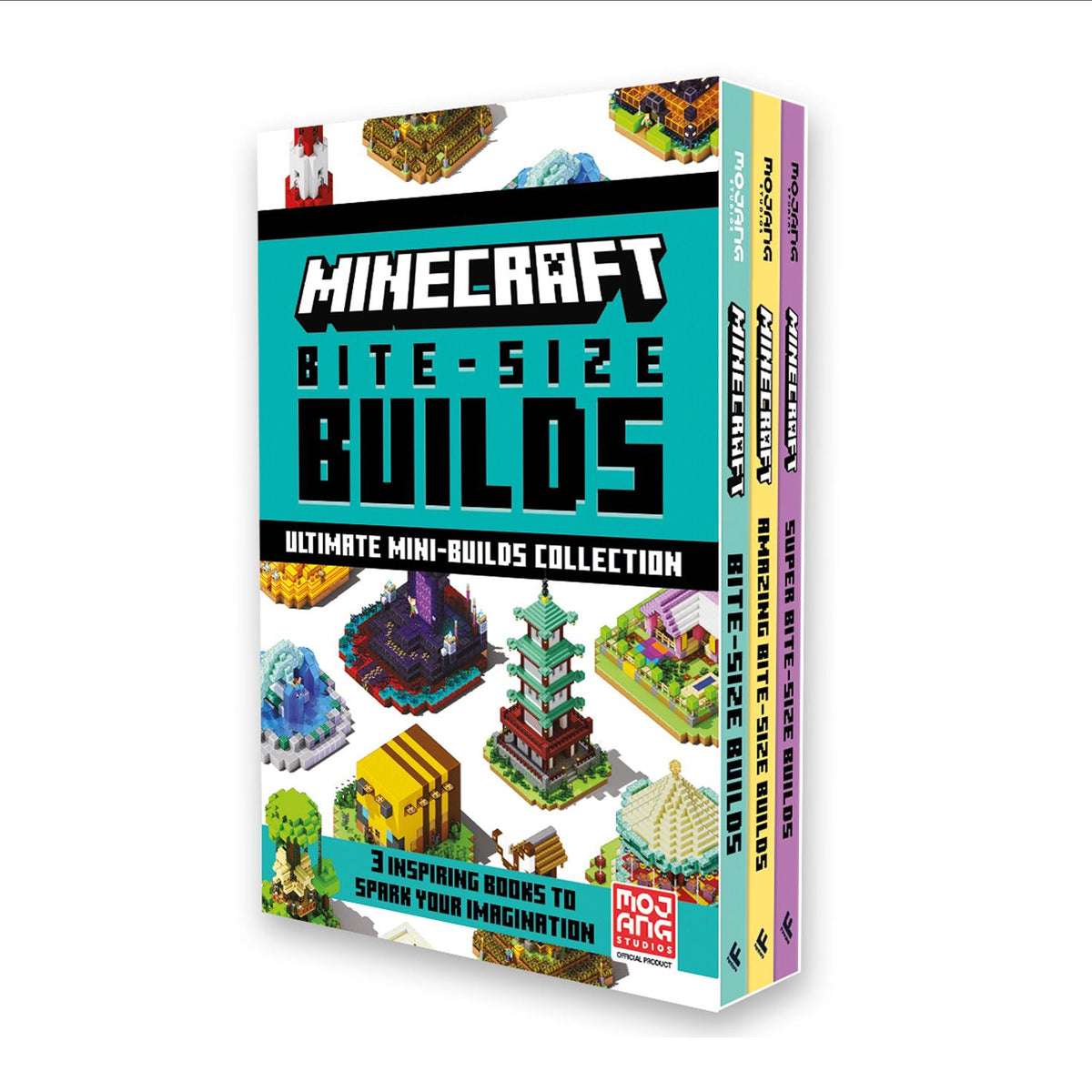 Bite Size Builds Slipcase x 3 by Mojang AB – Book Hero