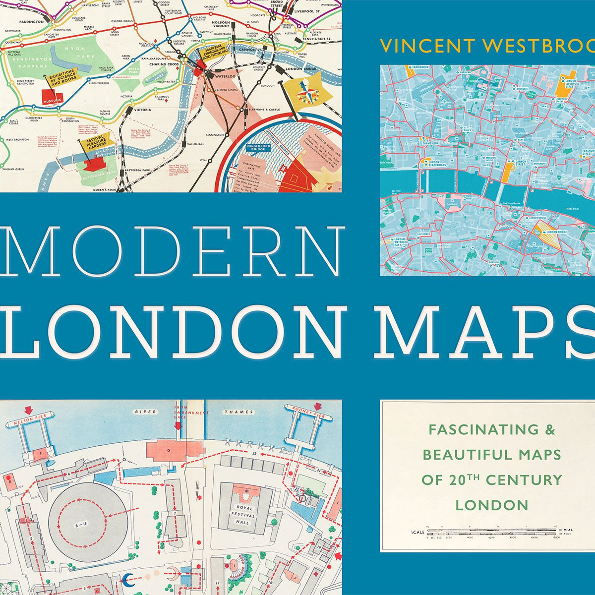 Modern London Maps by Vincent Westbrook – Book Hero