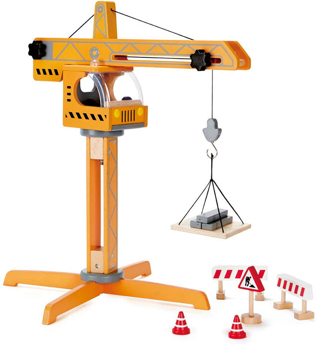 Hape: Crane Lift – Book Hero