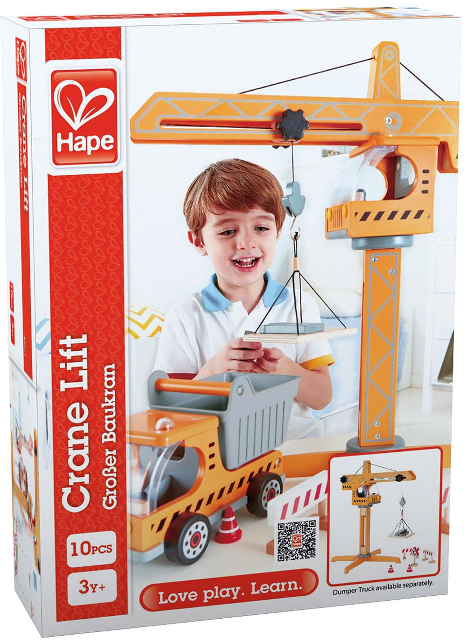 Hape: Crane Lift – Book Hero
