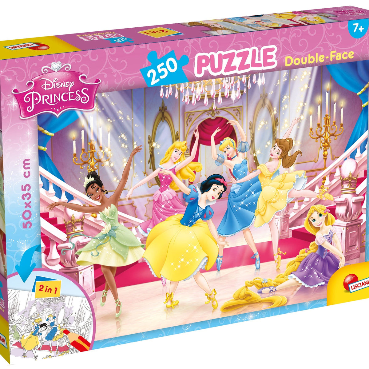 Lisciani Disney Princess Double Sided Jigsaw Puzzle - 250 Piece – Book Hero