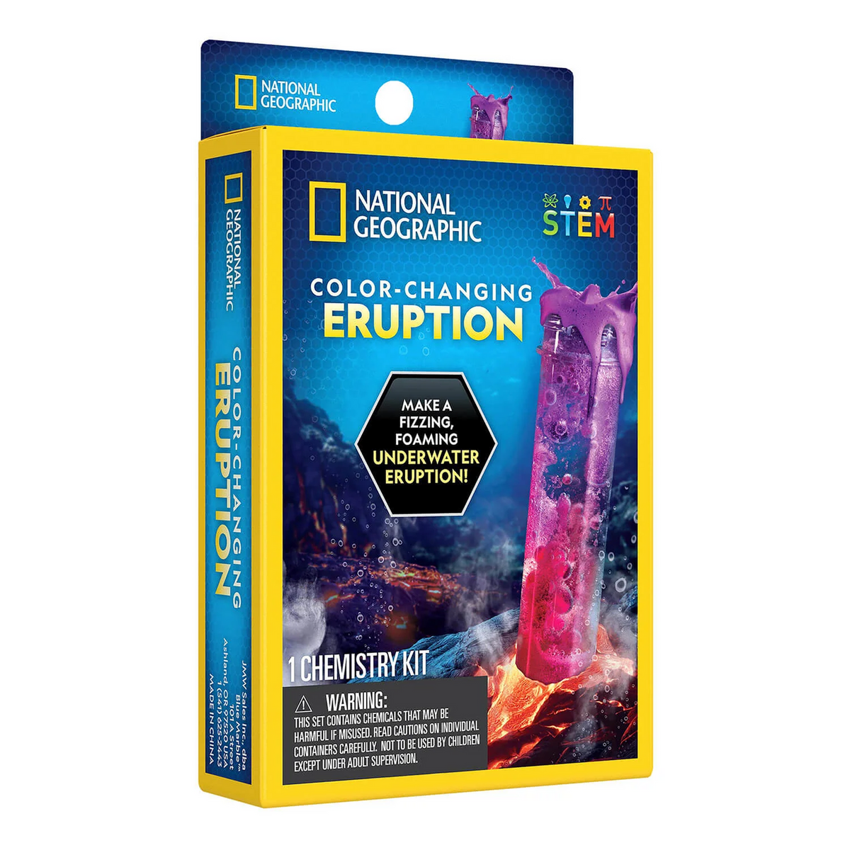 National Geographic Color-Changing Eruption – Book Hero