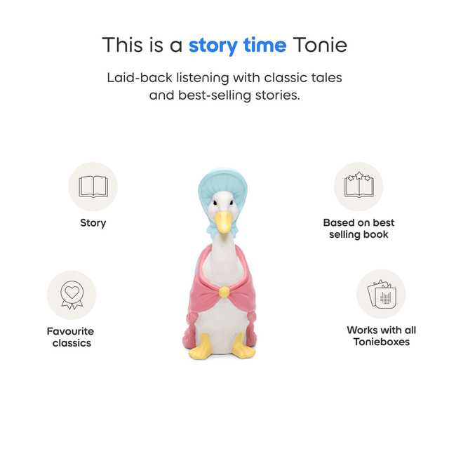 tonies: Peter Rabbit - Jemima Puddle-Duck Tonies Audio Character – Book ...