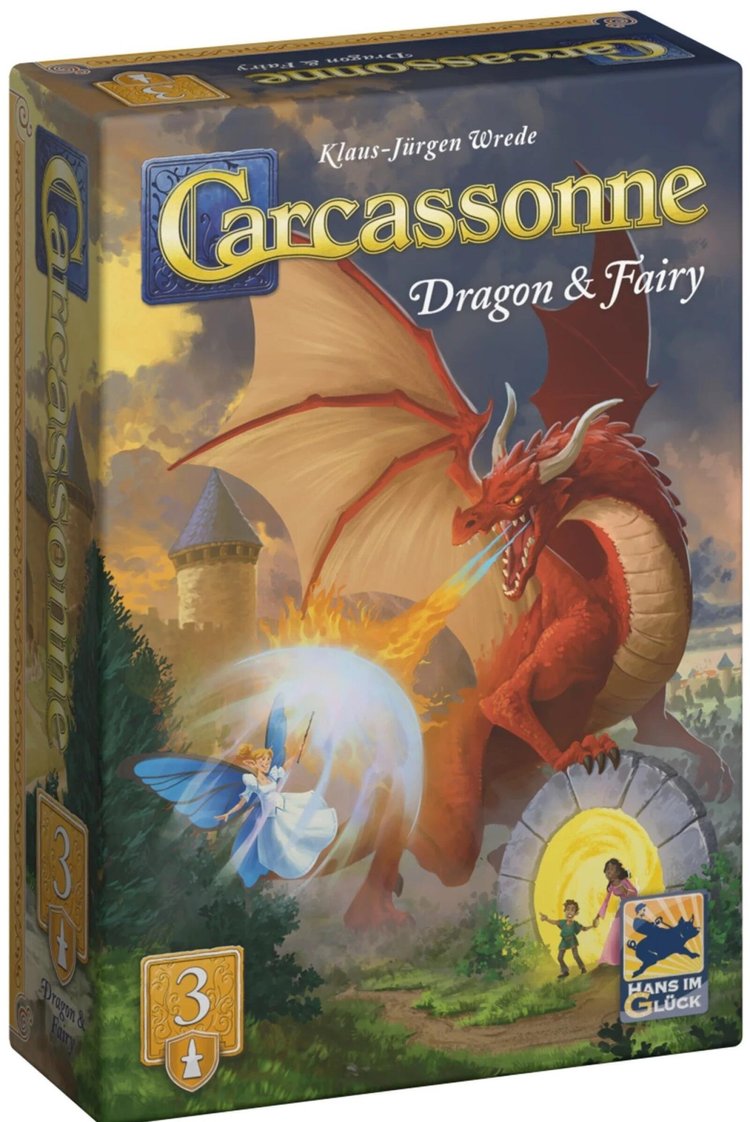 Carcassonne Expansion 3 - Dragon and Fairy (2025 Redesign) – Book Hero