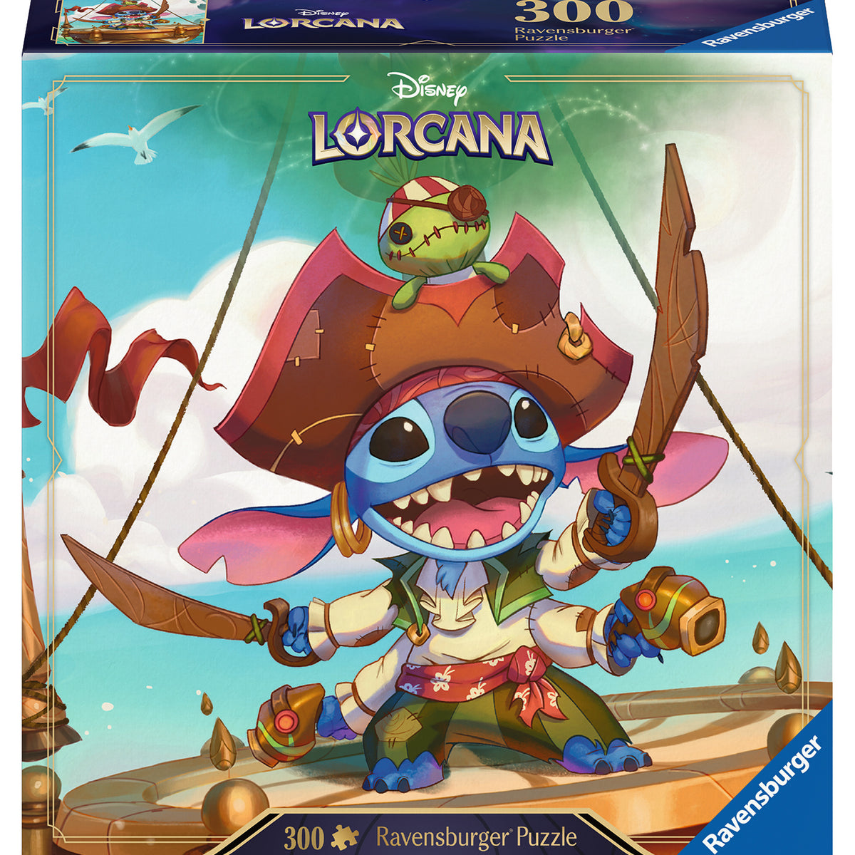 Ravensburger: Disney Lorcana Stitch the Alien Buccaneer Puzzle - 300 P ...