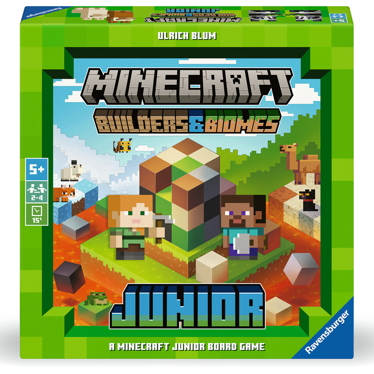 Ravensburger: Minecraft Builders & Biomes Junior – Book Hero