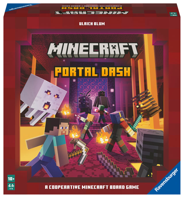 Ravensburger: Minecraft Portal Dash Game – Book Hero