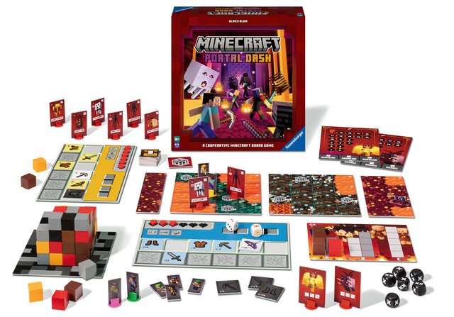 Ravensburger: Minecraft Portal Dash Game – Book Hero